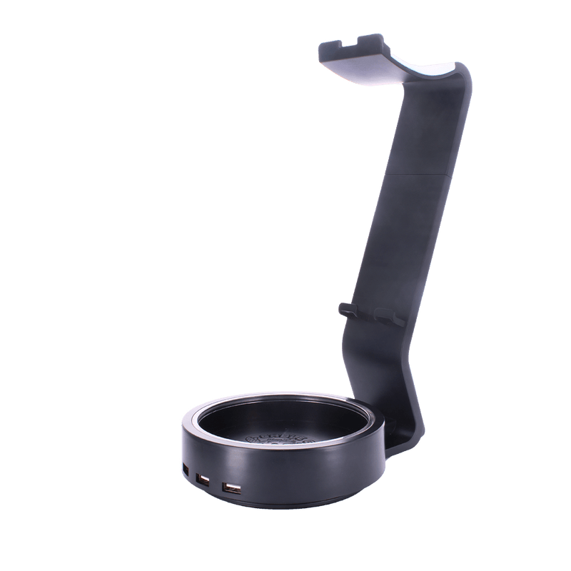 SP2 Black Powerstand, Headphone Charging Stand with Phone Rest- Cable