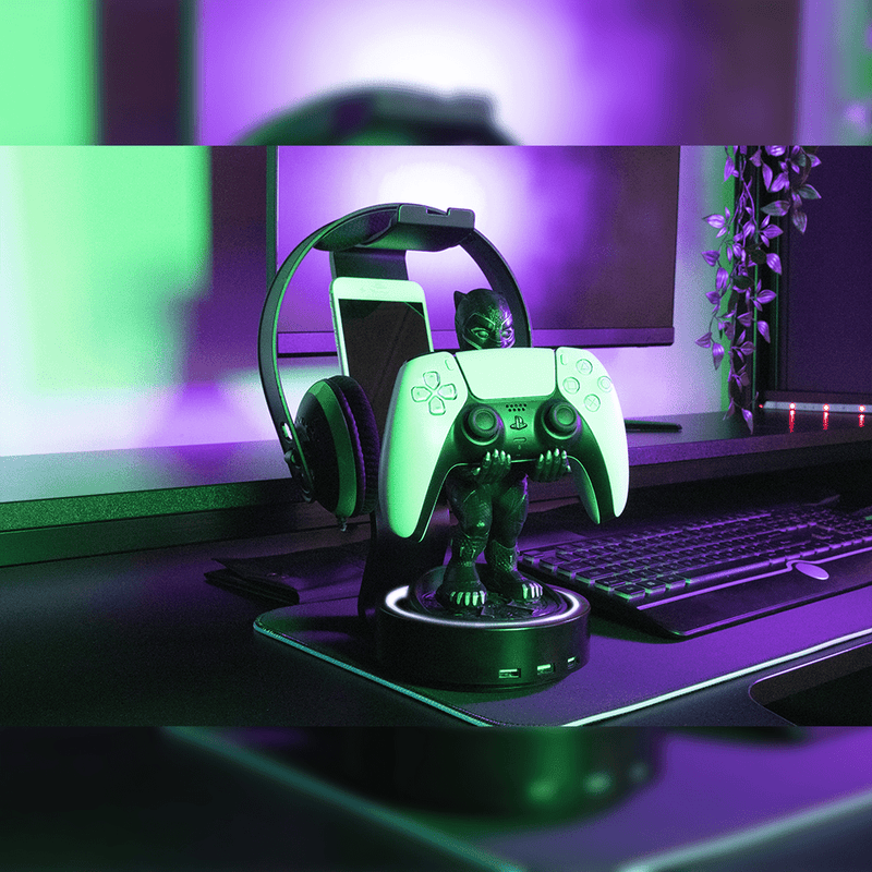 SP2 Black Powerstand, Headphone Charging Stand with Phone Rest- Cable ...