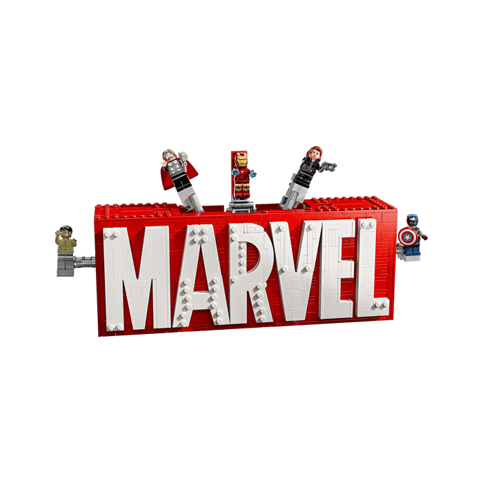 LEGO: Marvel Logo and Minifigures (76313) | KOODOO