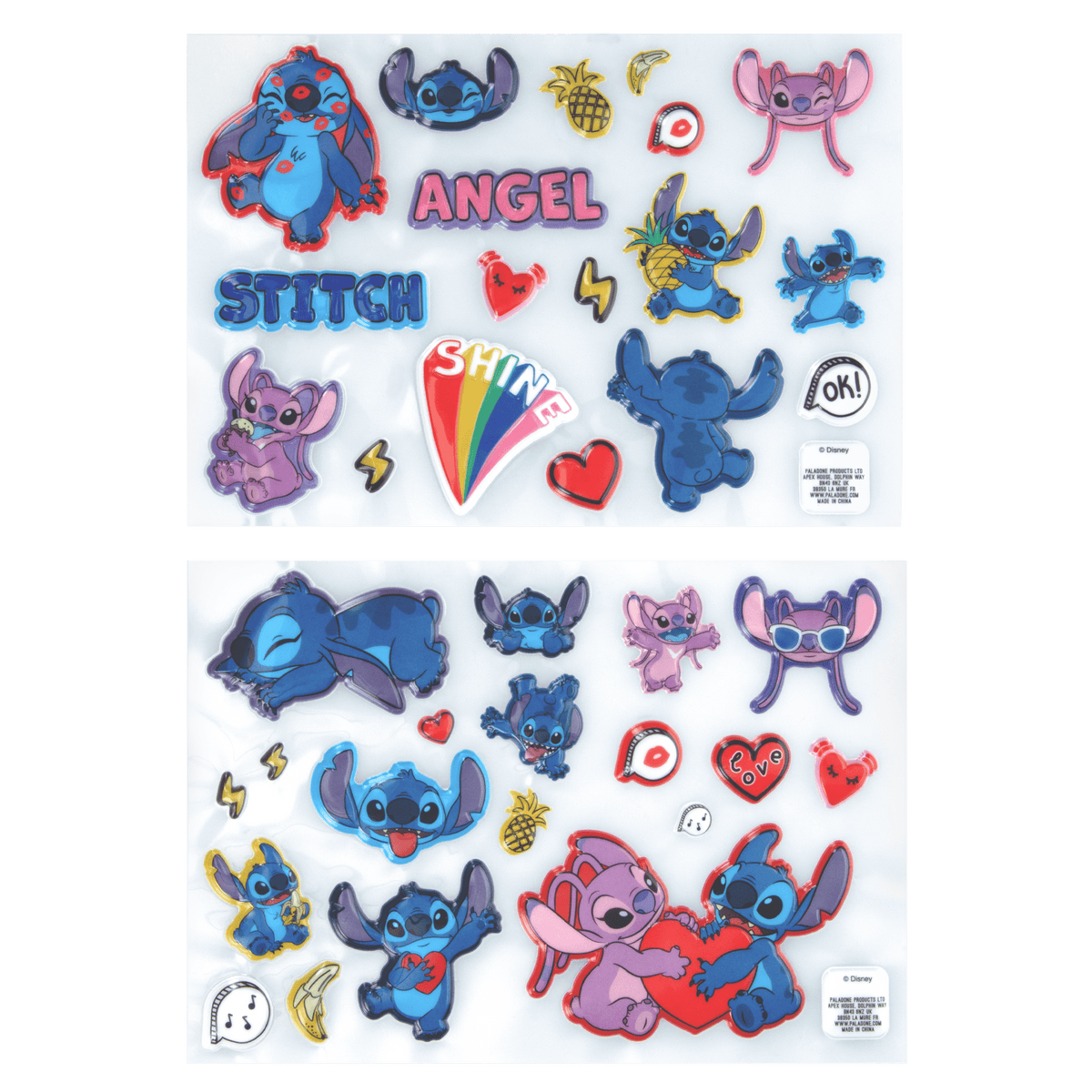 Stitch Puffy Gadget Decals | KOODOO