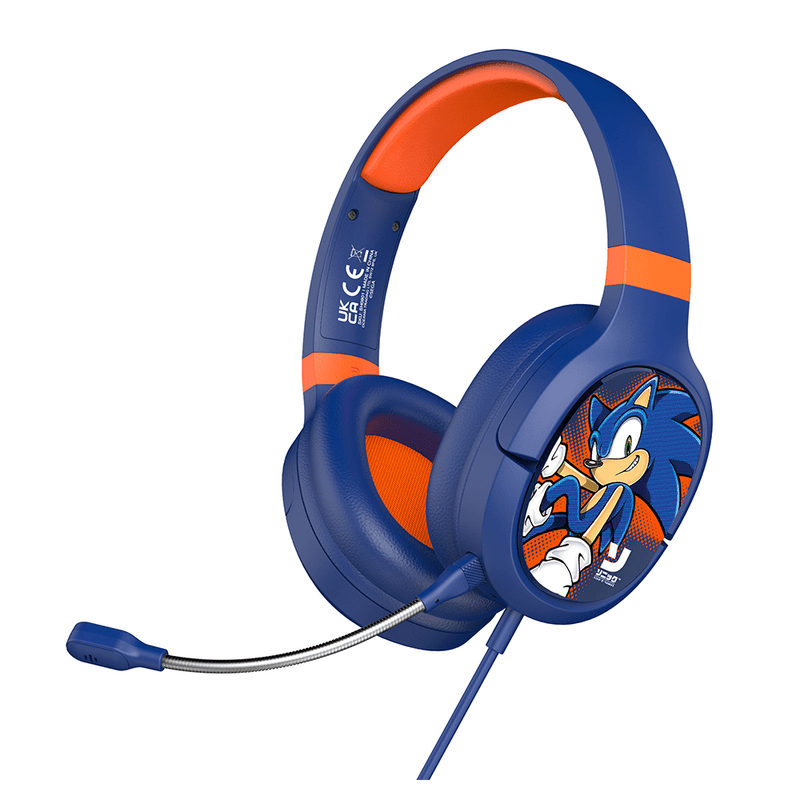 PRO G1 SEGA Modern Sonic the Hedgehog Over-Ear Wired Gaming Headphones ...