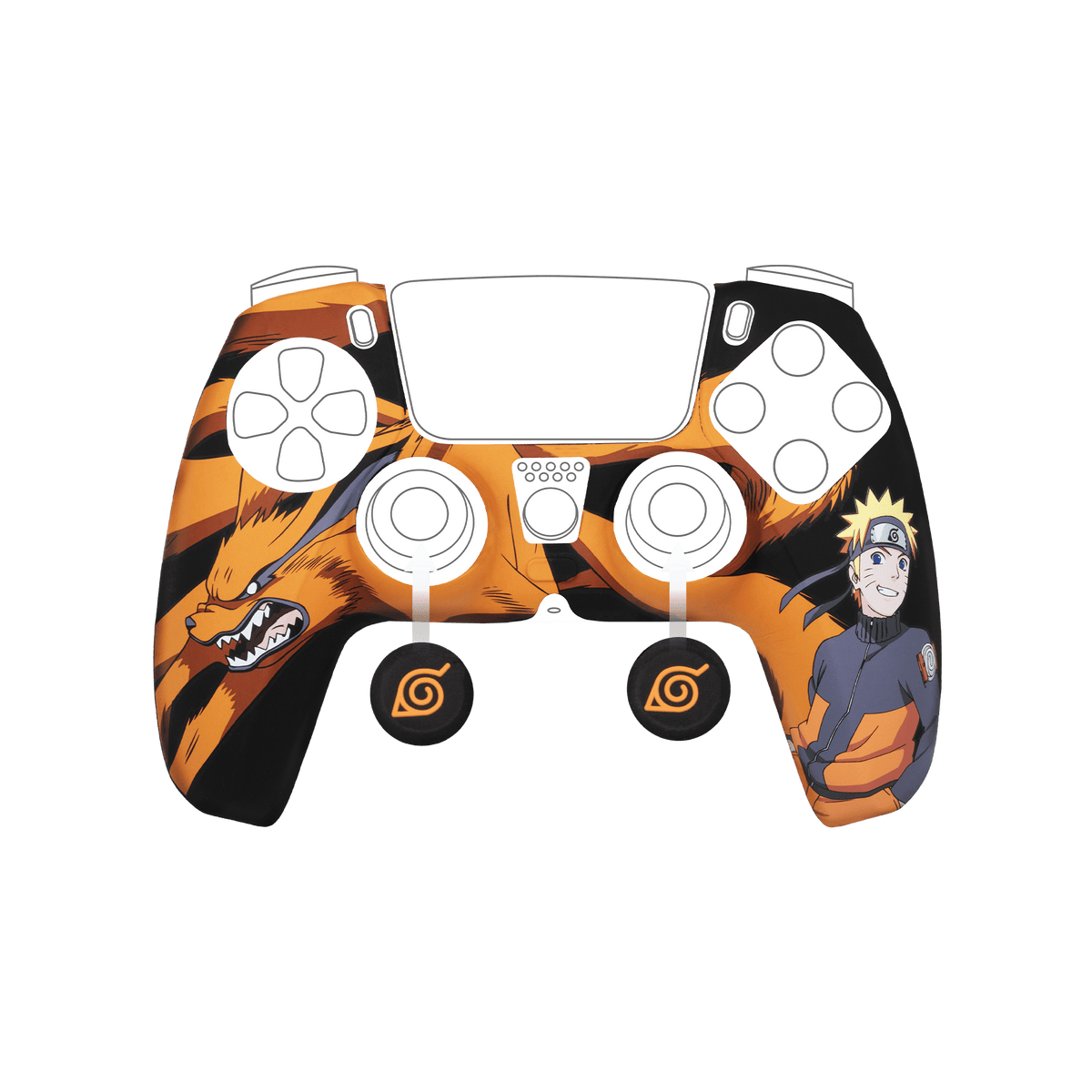 Naruto Shippuden: Protection Kit DualSense - Orange